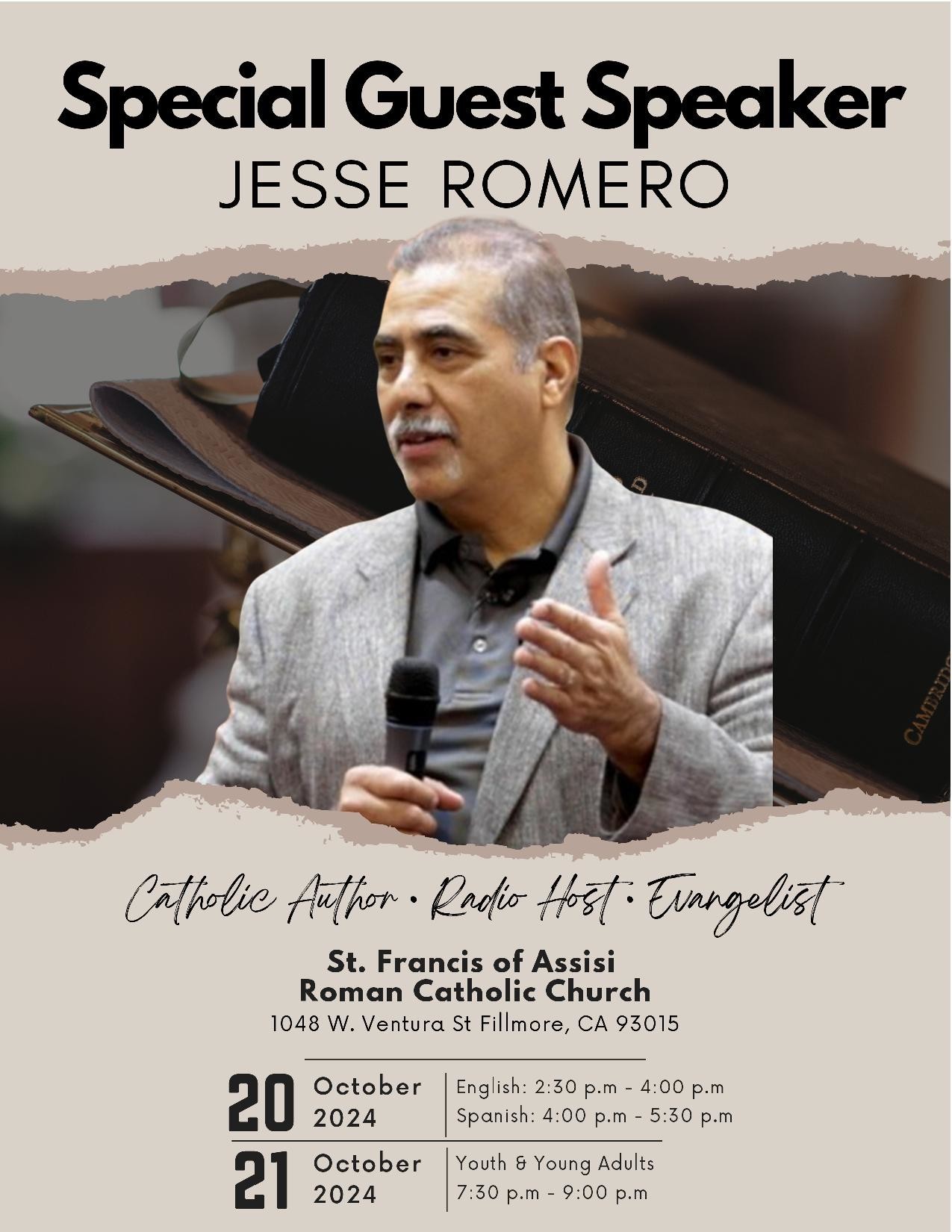 Jesse Romero | Catholic Author • Radio Host • Evangelist